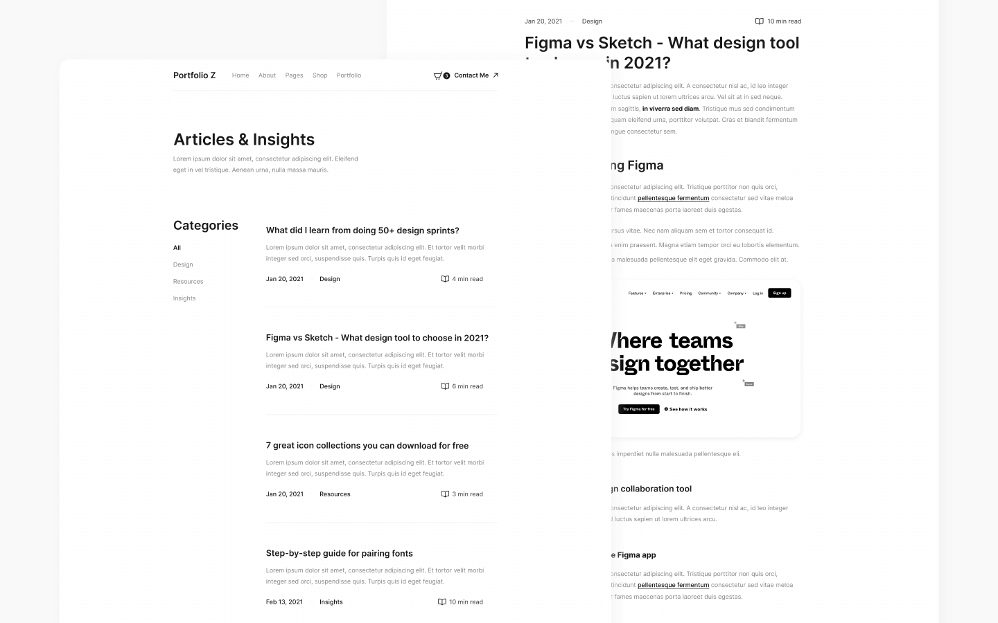 Minimalfolio X - Portfolio HTML5 Responsive Website Template